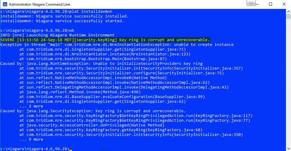 Niagara 4 Workbench doesn't start on my PC.