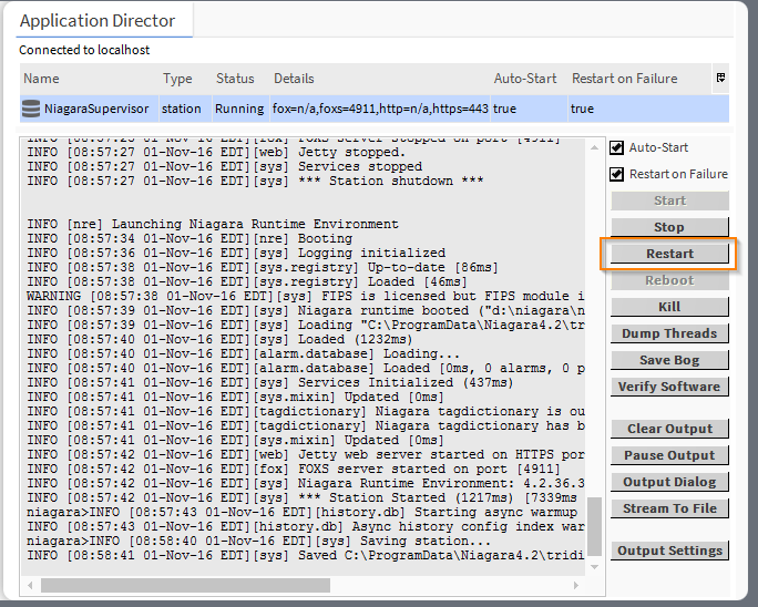 Modifying Max Heap for JVM on Niagara Supervisor in N4