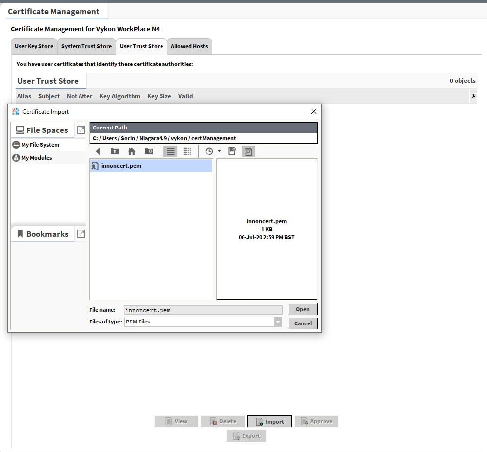 How to self-sign a module for Niagara 4.9