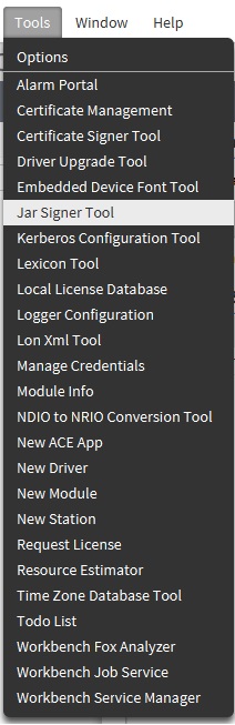 How to self-sign a module for Niagara 4.9