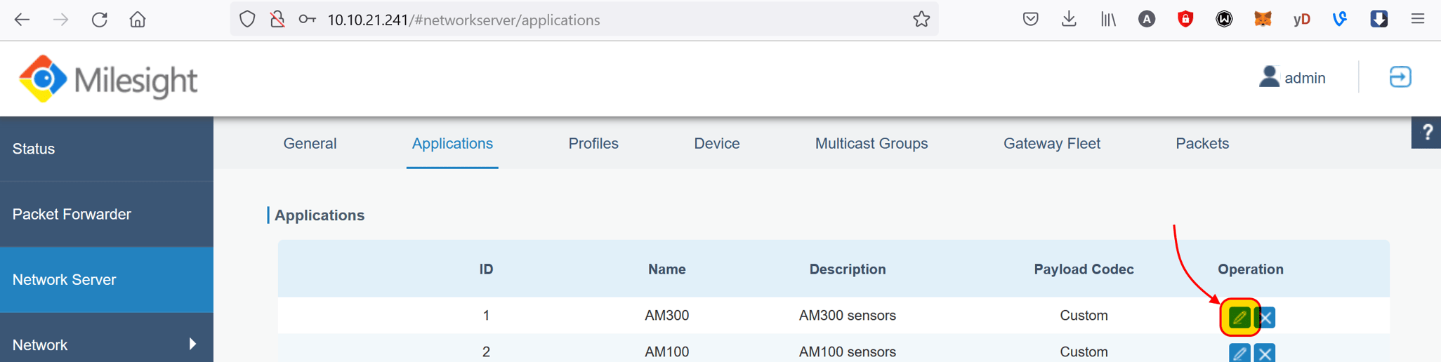 How to read LoraWAN sensors on Niagara (http and json modules from Tridium)
