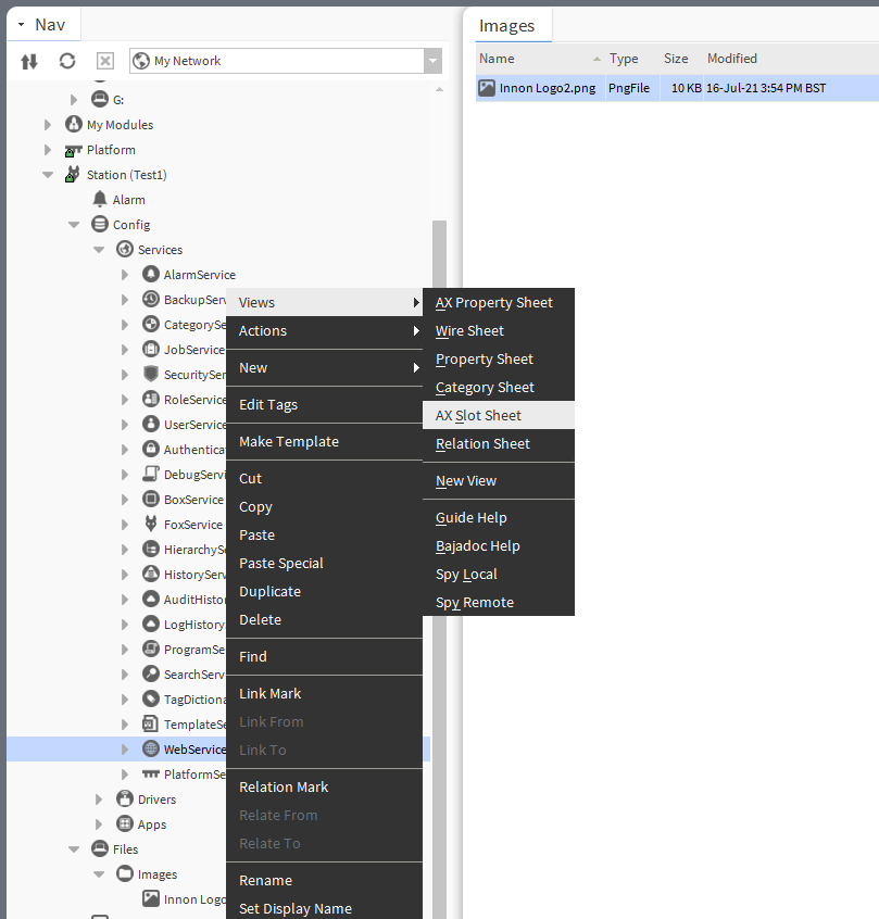 How to change the Niagara login screen adding a custom "logo" and "title"