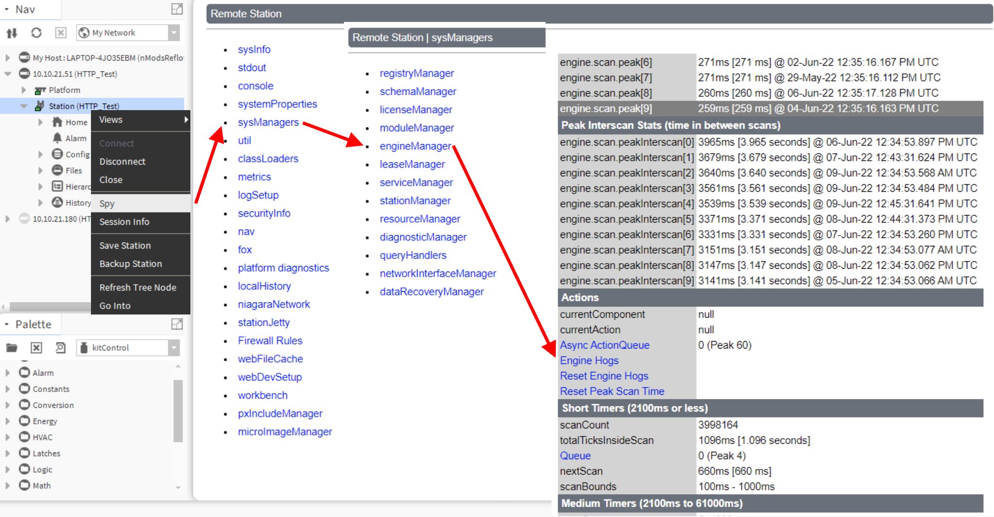 How to run basic diagnostics/debug on a Niagara controller
