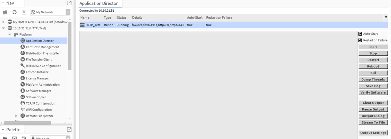 How to run basic diagnostics/debug on a Niagara controller