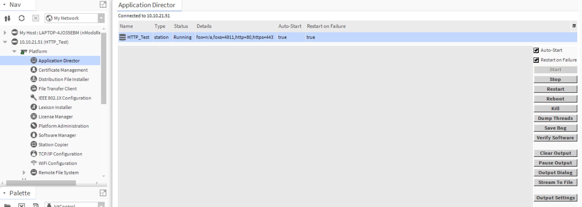 How to run basic diagnostics/debug on a Niagara controller