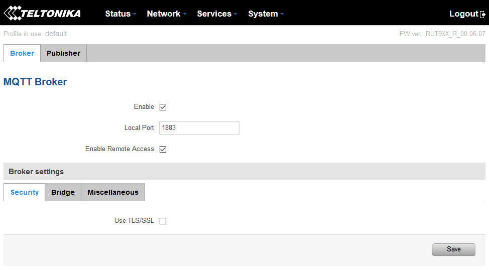 How can I get Modbus data on the local or a remote MQTT broker