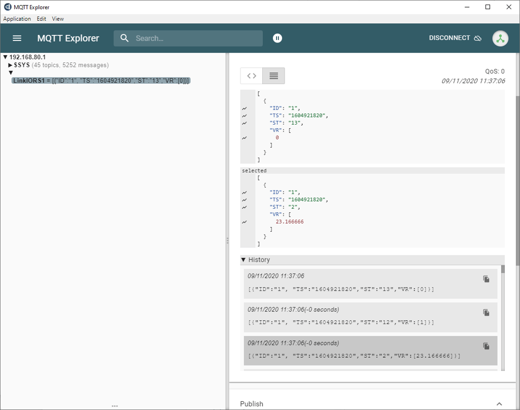 How can I get Modbus data on the local or a remote MQTT broker